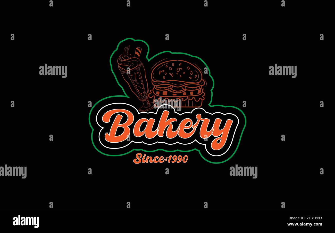 Unique bakery logo hi-res stock photography and images - Alamy