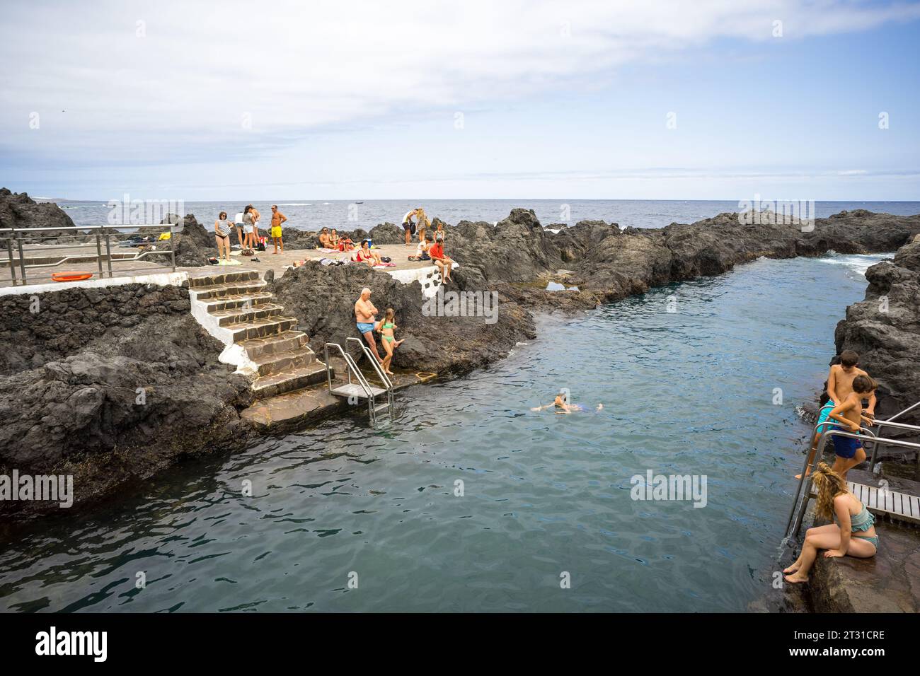 The natural pools of garachico caleton hi-res stock photography and ...