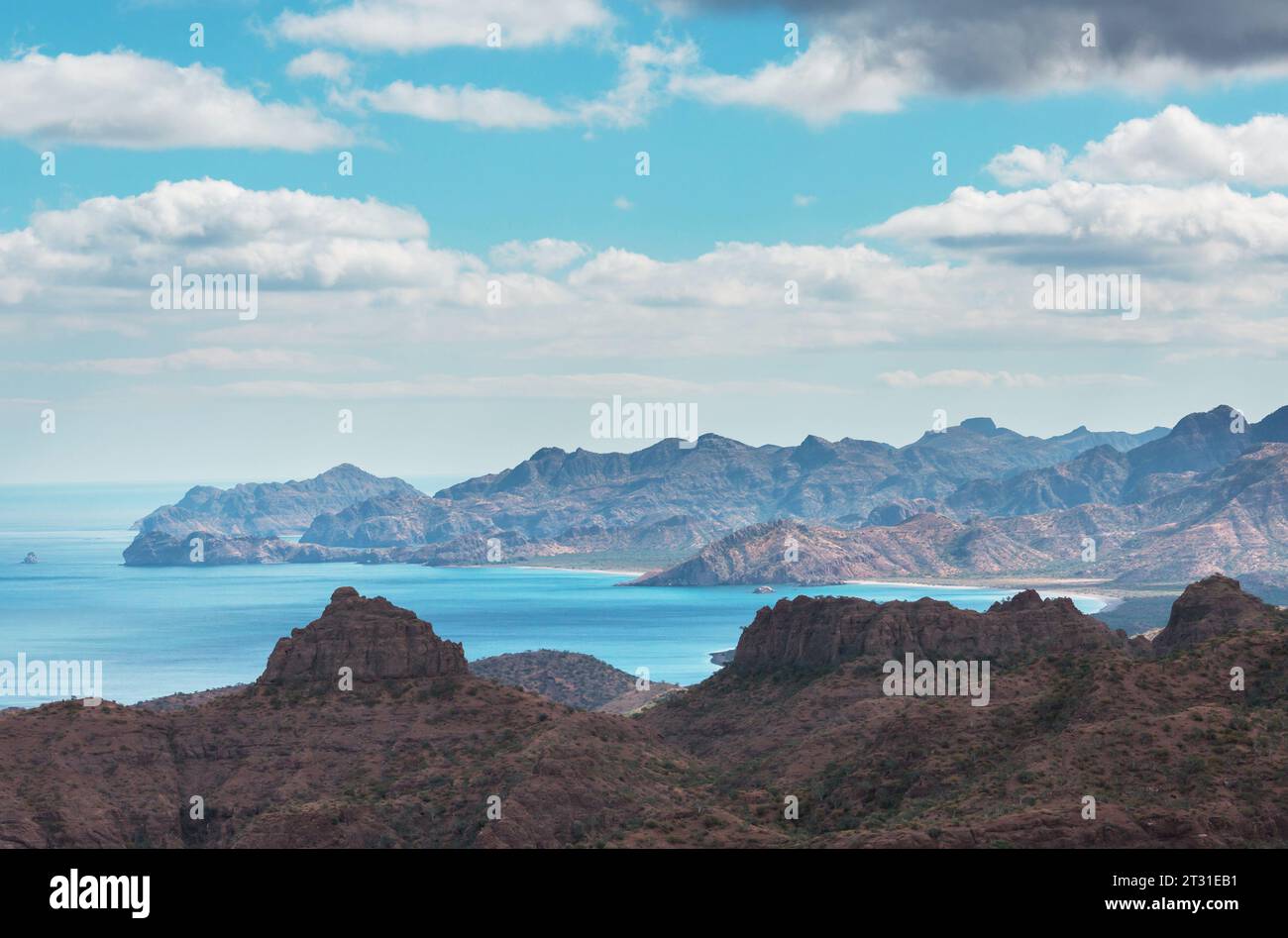 Beautuful landscapes in Baja California, Mexico. Travel background ...