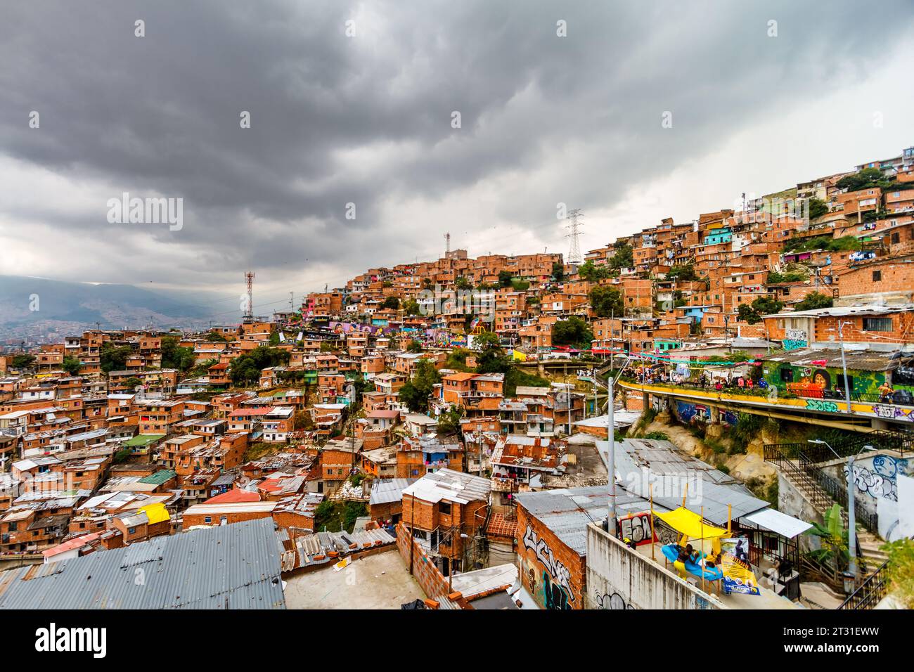 Comuna 13 view hi-res stock photography and images - Alamy