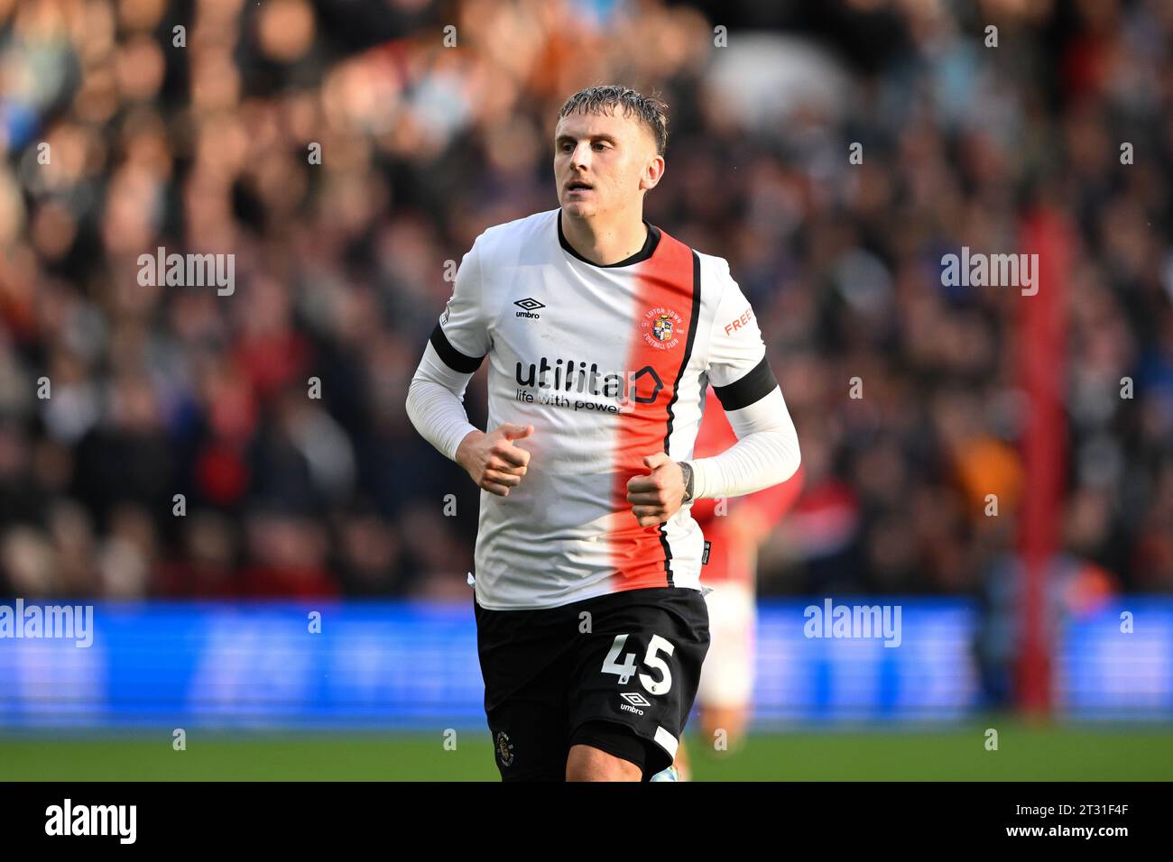 Nottingham, UK. 21st Oct, 2023. Alfie Doughty of Luton Town during the ...