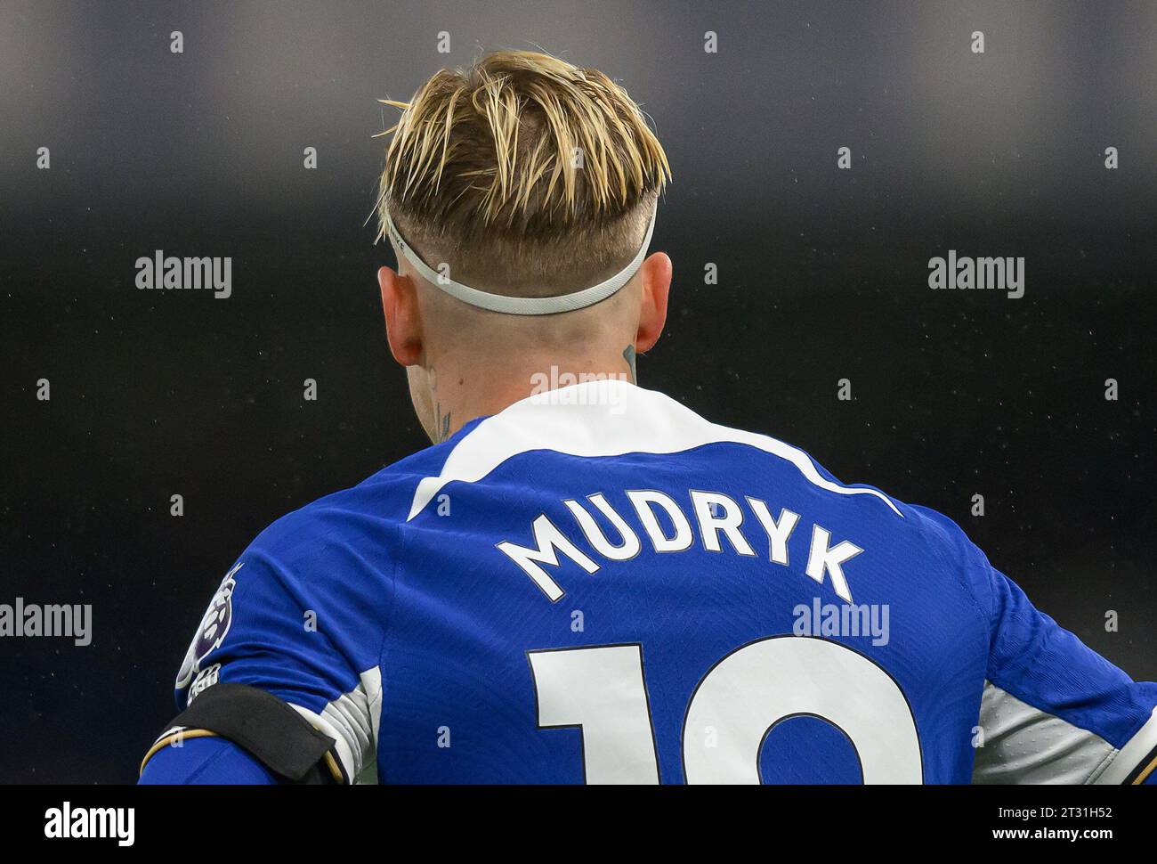 London, UK. 21st Oct, 2023 - Chelsea v Arsenal - Premier League - Stamford Bridge. Chelsea's ...