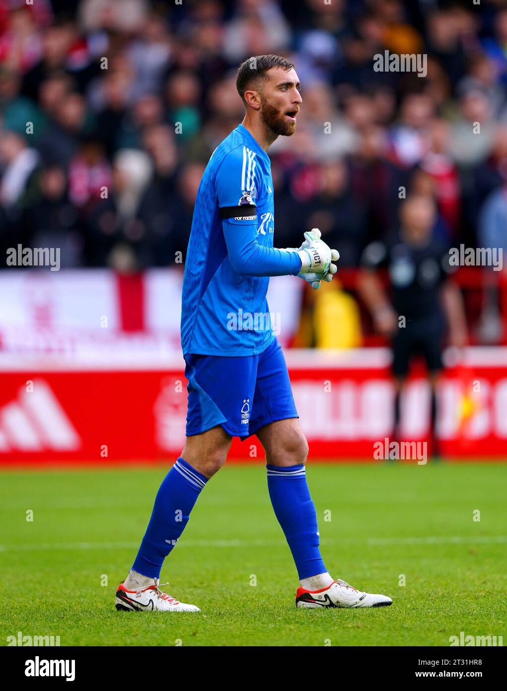 Nottingham Forest goalkeeper Matt Turner during the Premier League ...