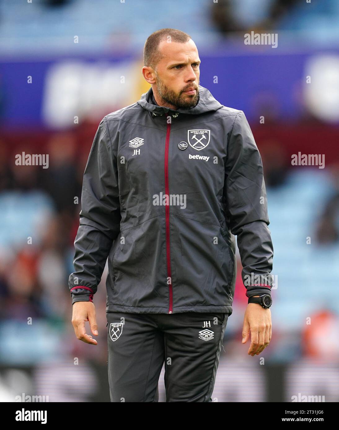 John Heitinga West Ham United First Team Coach during the Premier ...