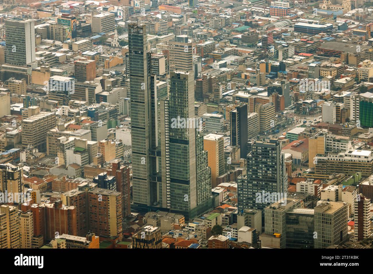 Colorful buildings residential district aerial hi-res stock photography ...