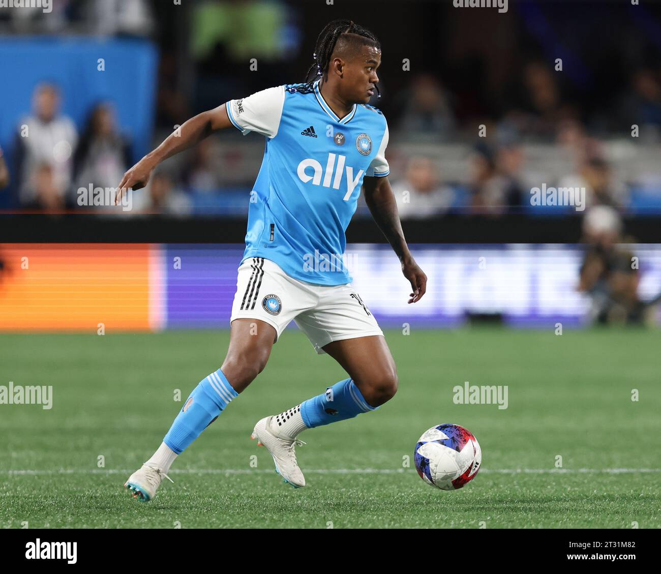 Charlotte, North Carolina, USA. 21st Oct, 2023. Charlotte FC forward ...