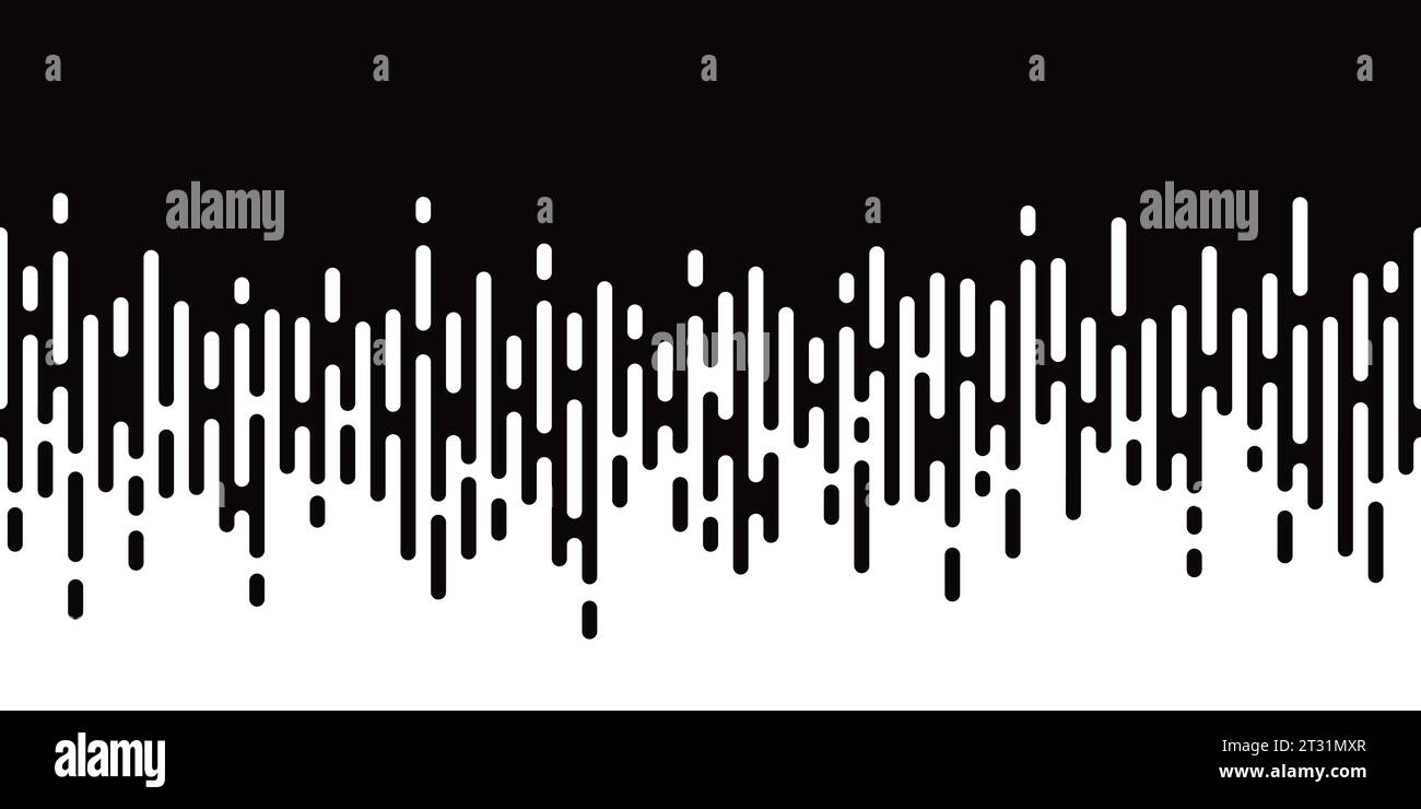 Abstract dripping background rounded lines. Black liquid ink falling ...