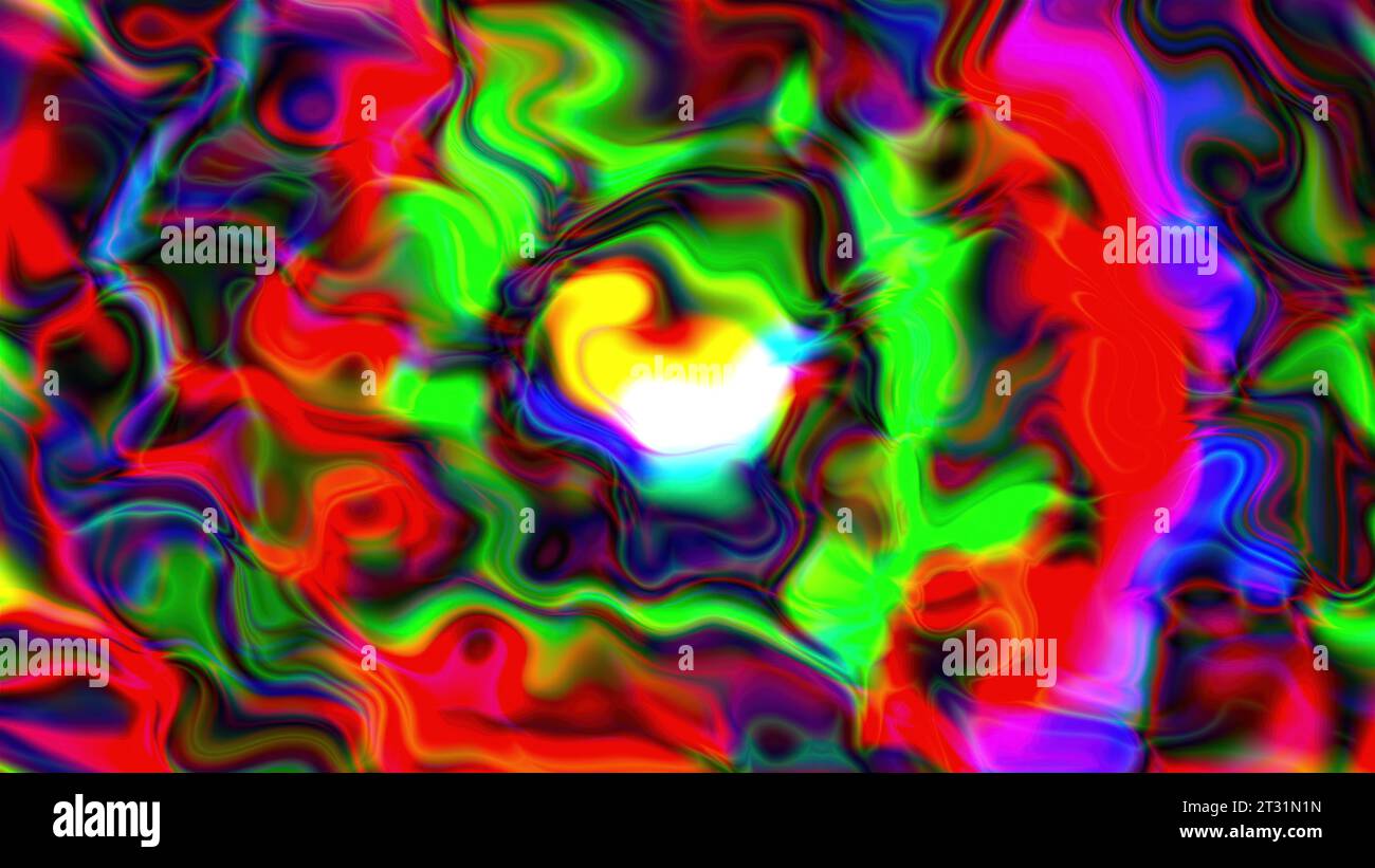 Vintage computer psychedelic screen hi-res stock photography and images - Alamy