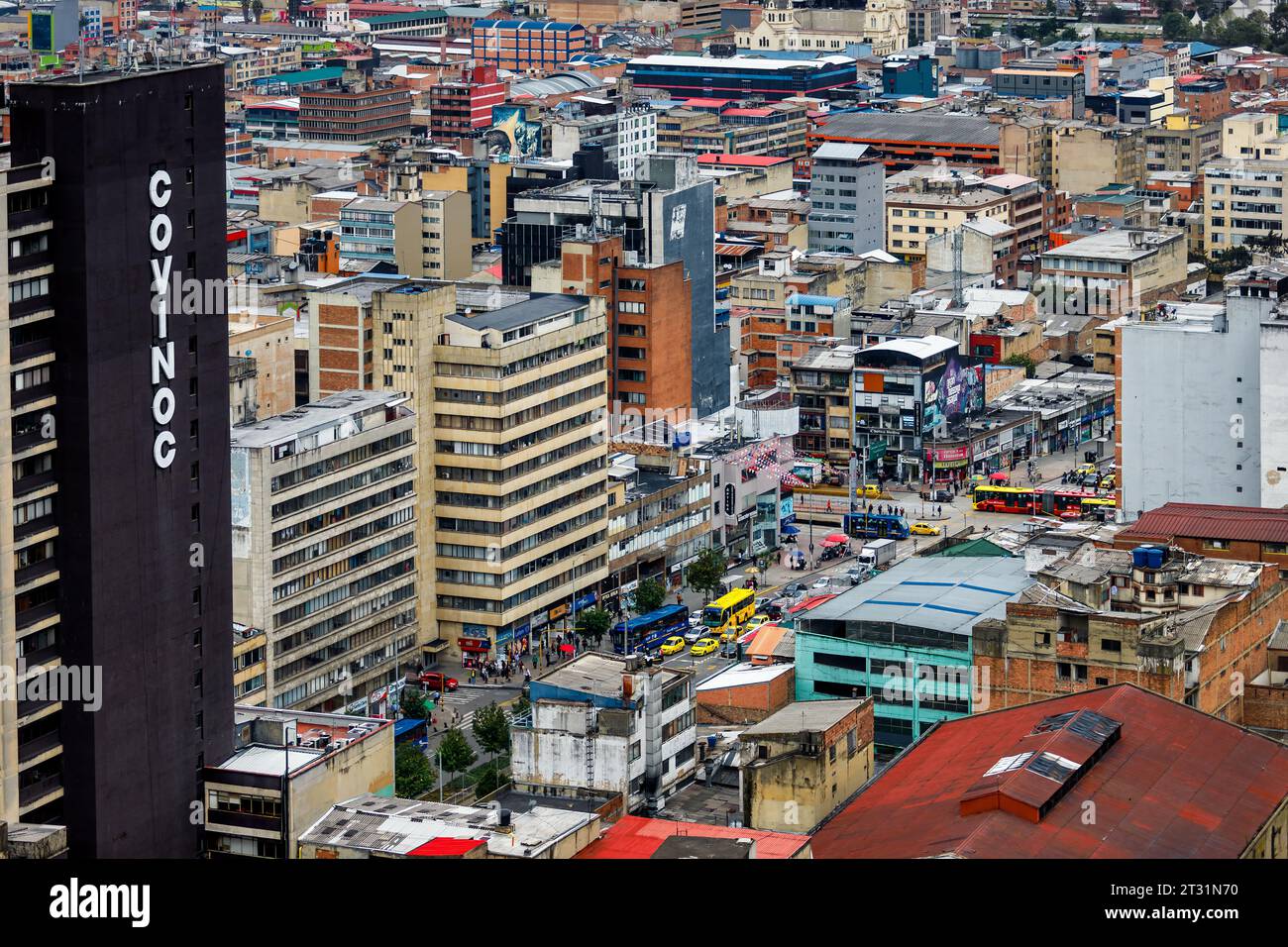 Bogota, Colombia - January 23, 2023: Panoramic view of Bogota's ...
