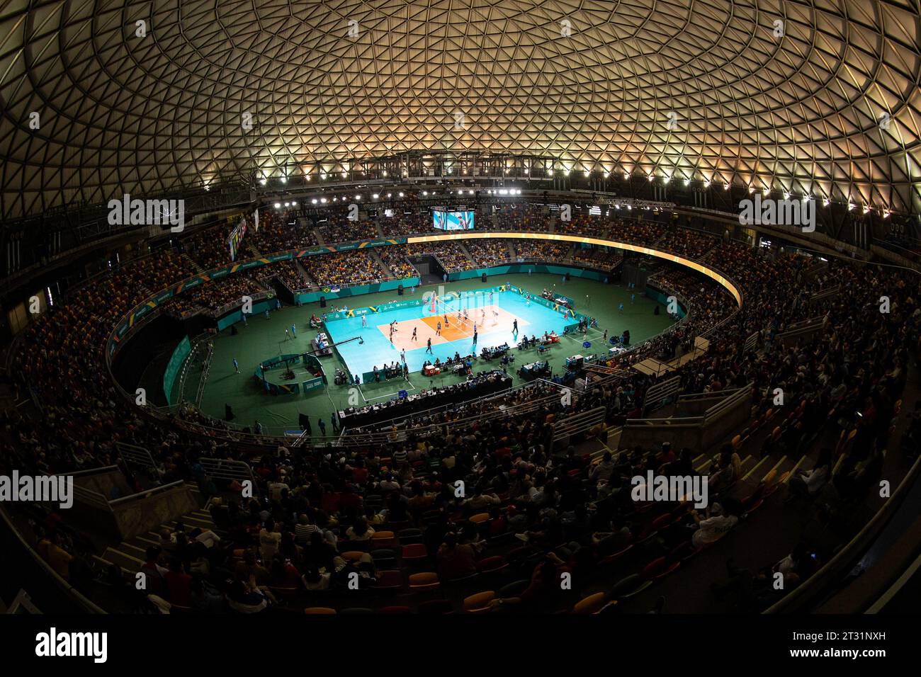 Santiago, Chile. 22nd Oct, 2023. Diving held at the Movistar Arena in ...