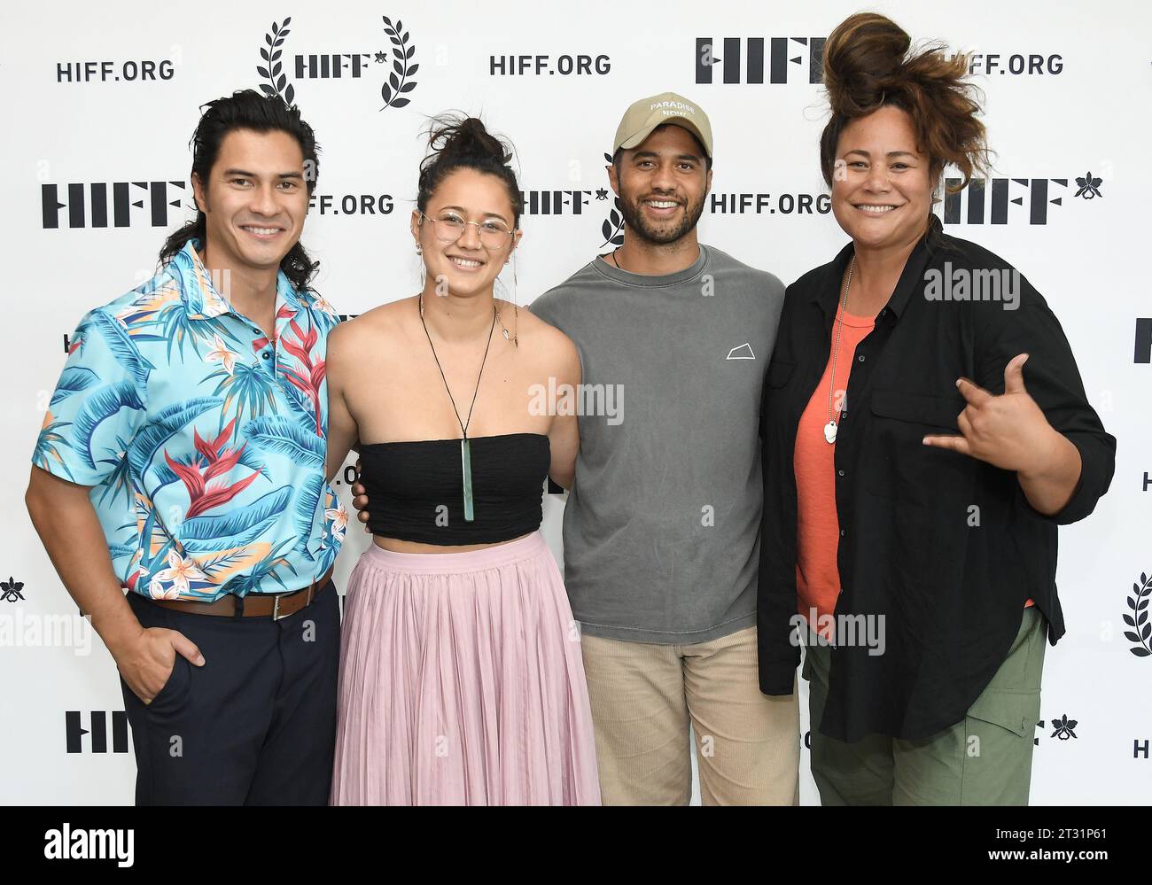 Los Angeles, USA. 21st Oct, 2023. (L-R) Brandon Finn, Te Ao o ...