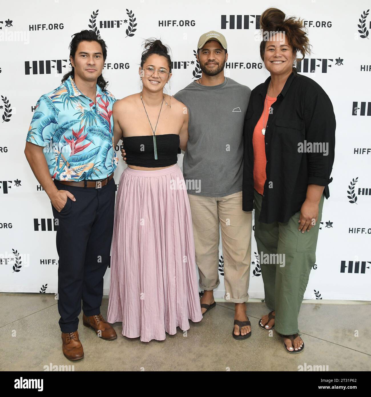 Los Angeles, USA. 21st Oct, 2023. (L-R) Brandon Finn, Te Ao o ...