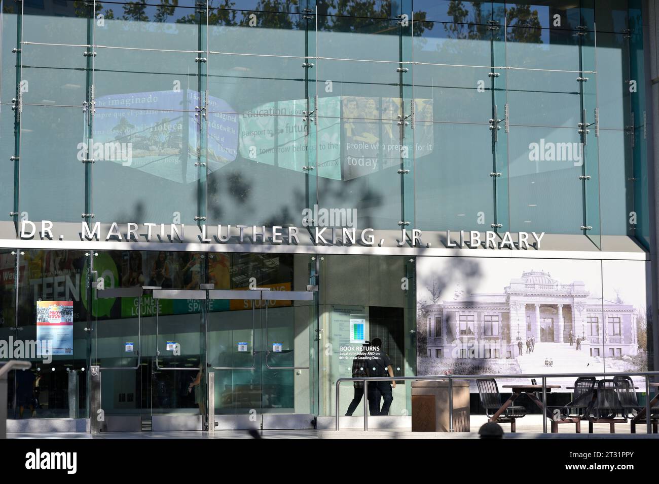 The Dr Martin Luther King Jr Library, Sa Jose CA Stock Photo - Alamy