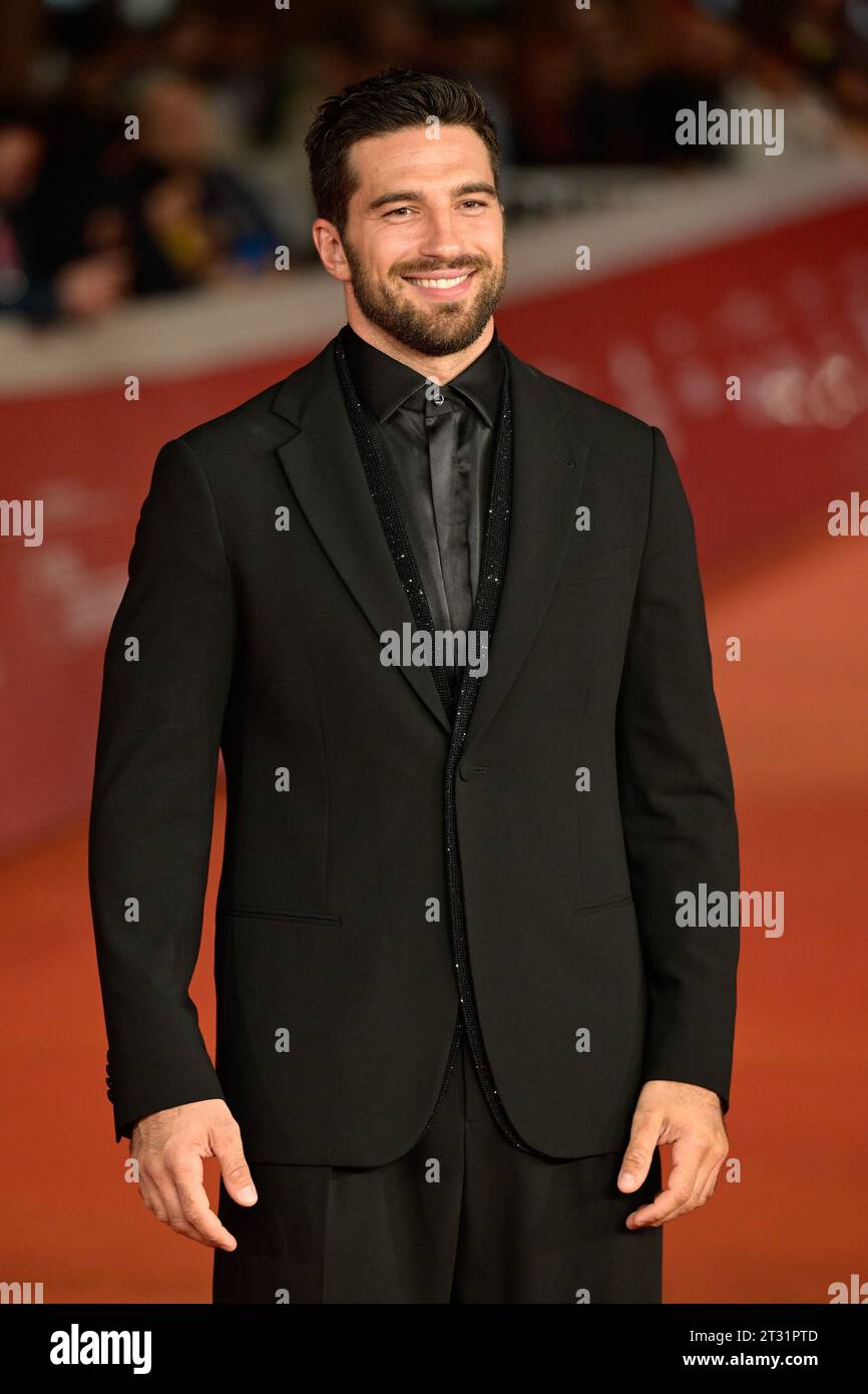 Rome, Italy. 22nd Oct, 2023. Alvise Rigo attends the red carpet of the ...
