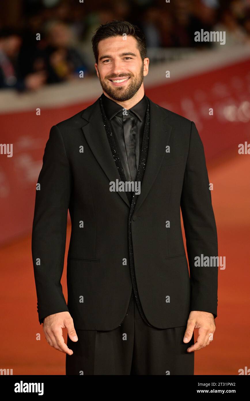 Rome, Italy. 22nd Oct, 2023. Alvise Rigo attends the red carpet of the ...
