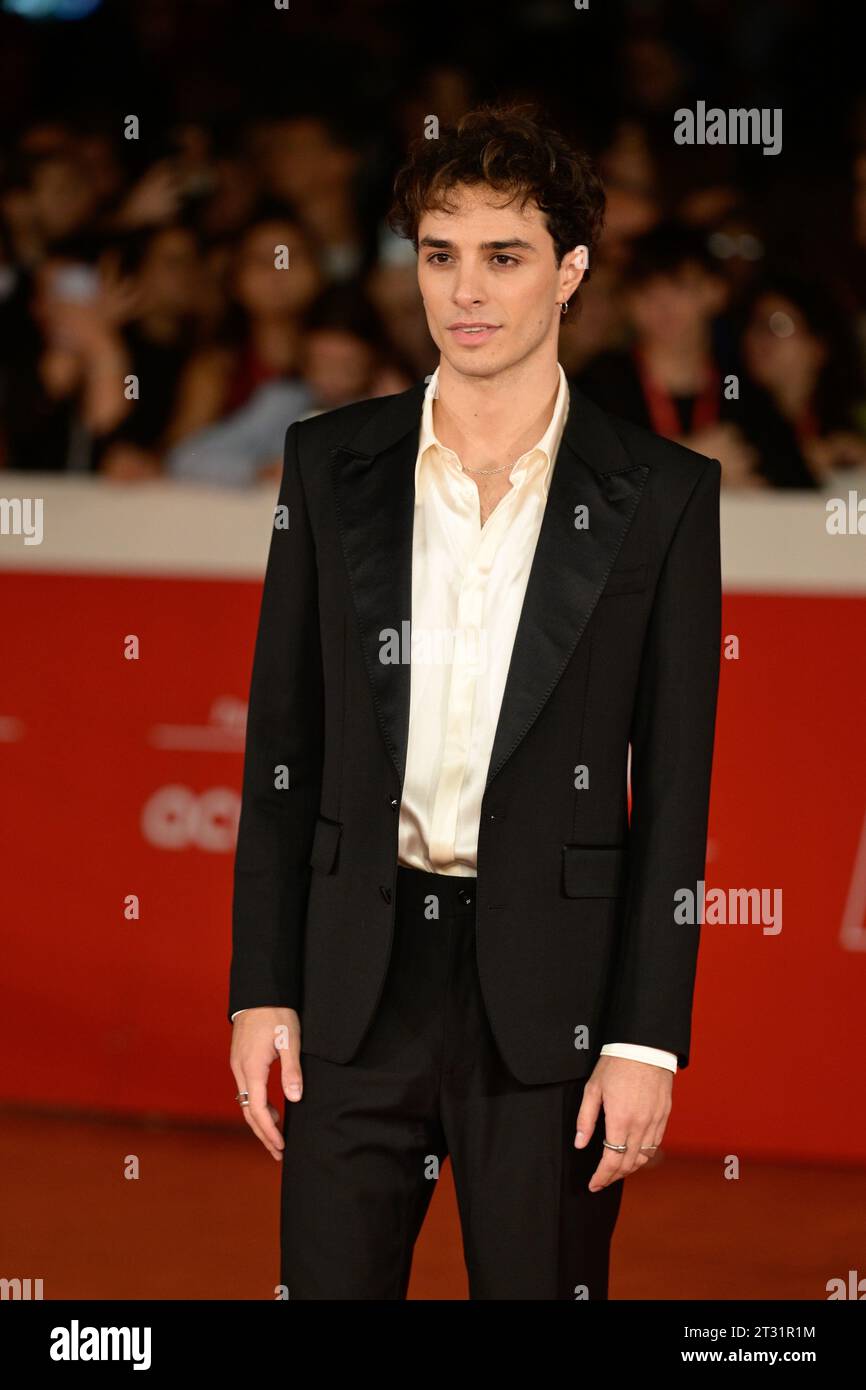 Rome, Italy. 22nd Oct, 2023. Damiano Gavino attends the red carpet of ...
