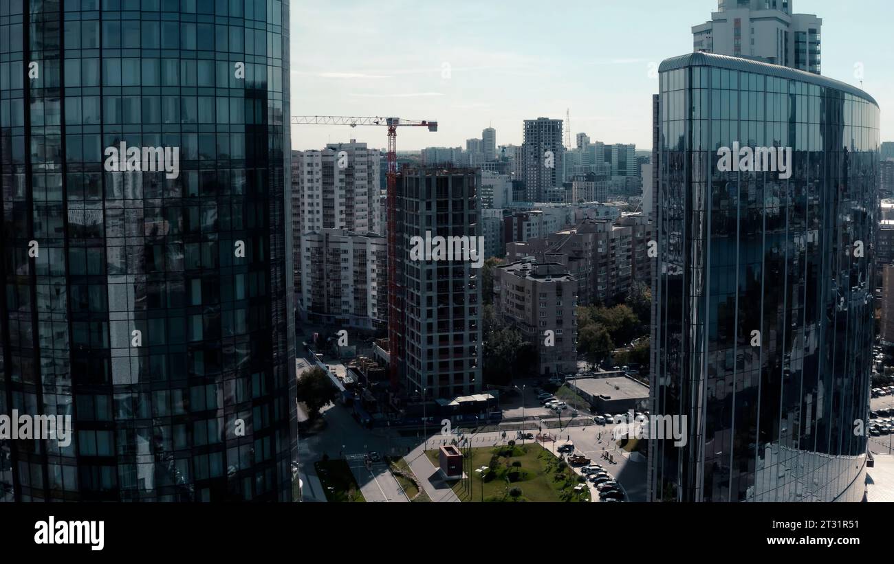 Drone hyperlapse birds eye view hi-res stock photography and images - Alamy