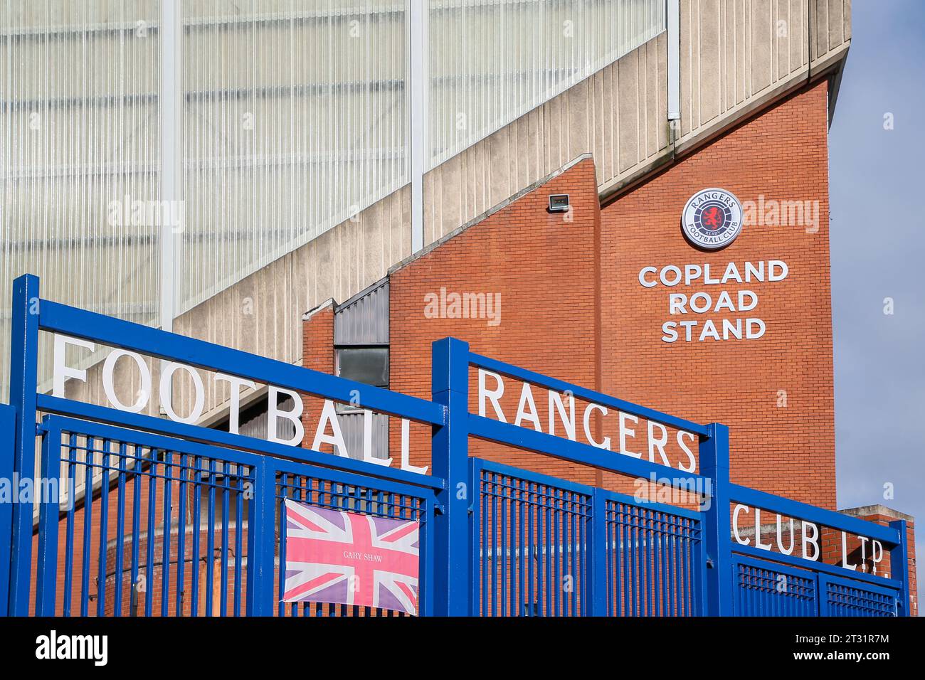 Ibrox stadium, Govan, Glasgow, Scotland, UK, the home of Rangers FC ...