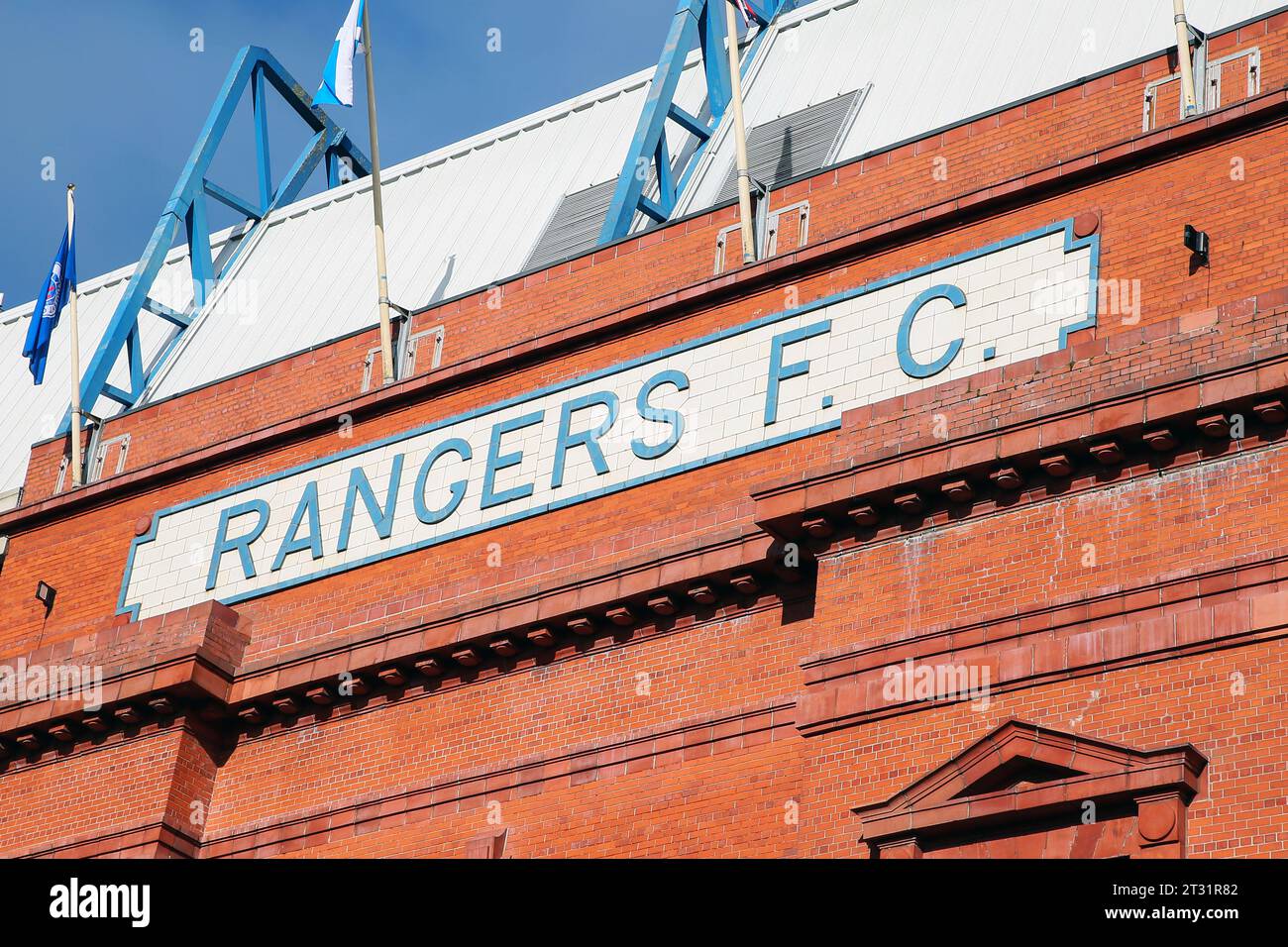 Ibrox stadium, Govan, Glasgow, Scotland, UK, the home of Rangers FC ...