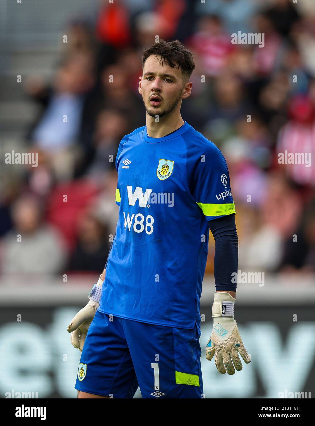 Burnley goalkeeper James Trafford during the Premier League match at ...