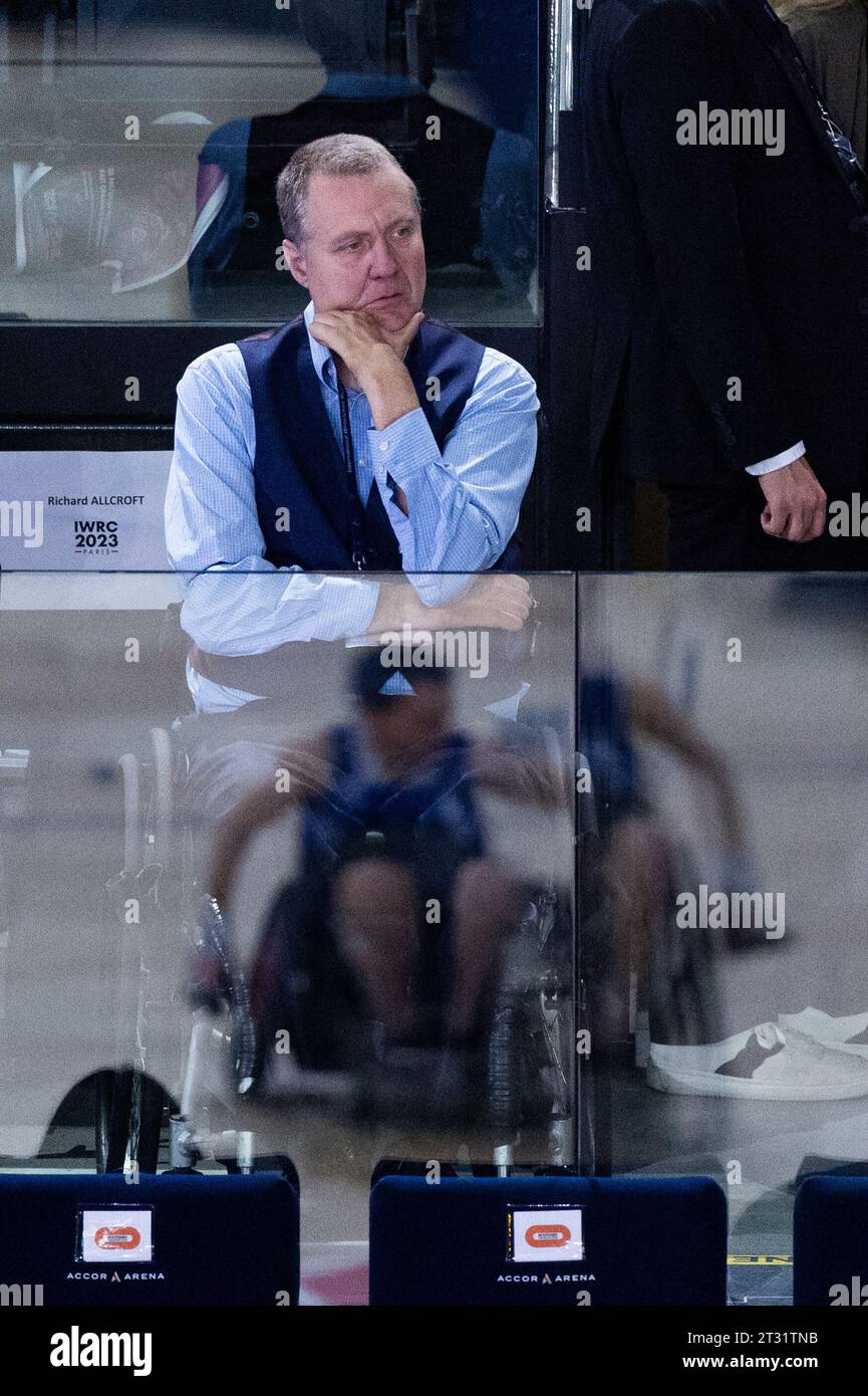 Richard Allcroft during the International Wheelchair Rugby Cup Bronze ...