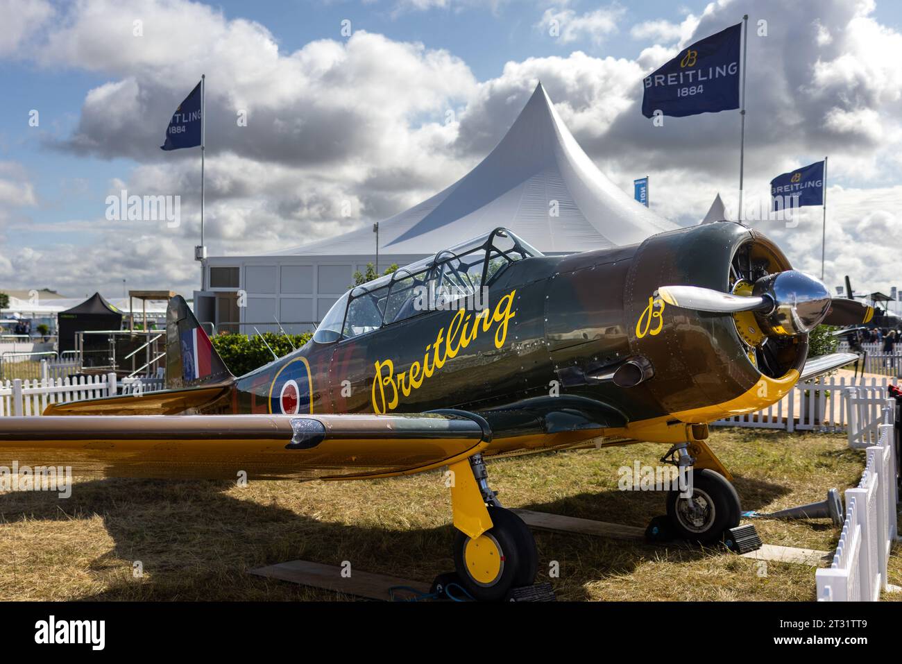 North American T-6J Harvard Mk IV, on static display at the Royal ...