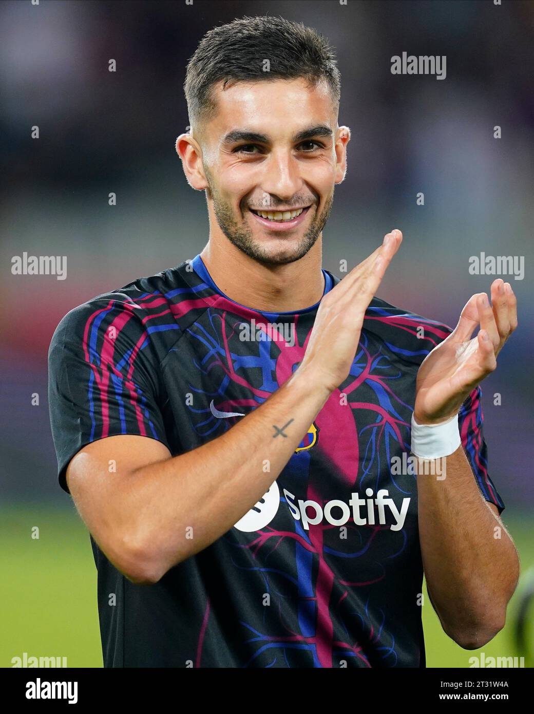 Barcelona, Spain. 22nd Oct, 2023. Ferran Torres of FC Barcelona during ...