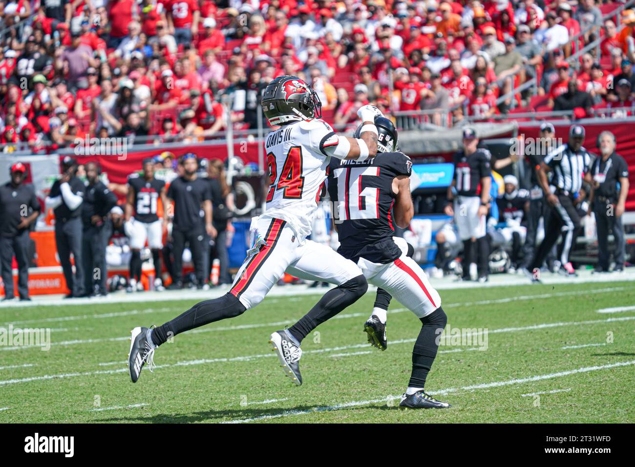 Tampa Bay, Florida, USA, October 22, 2023, Atlanta Falcons Wide ...