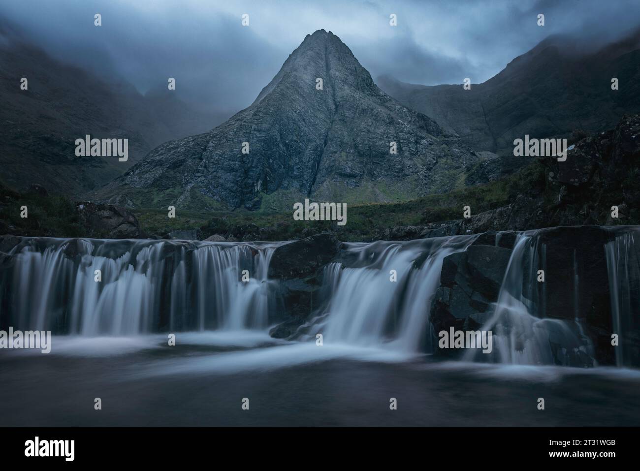 Fairy Pools are a series of pools and waterfalls in the Brittle River, formed by glacial erosion ...