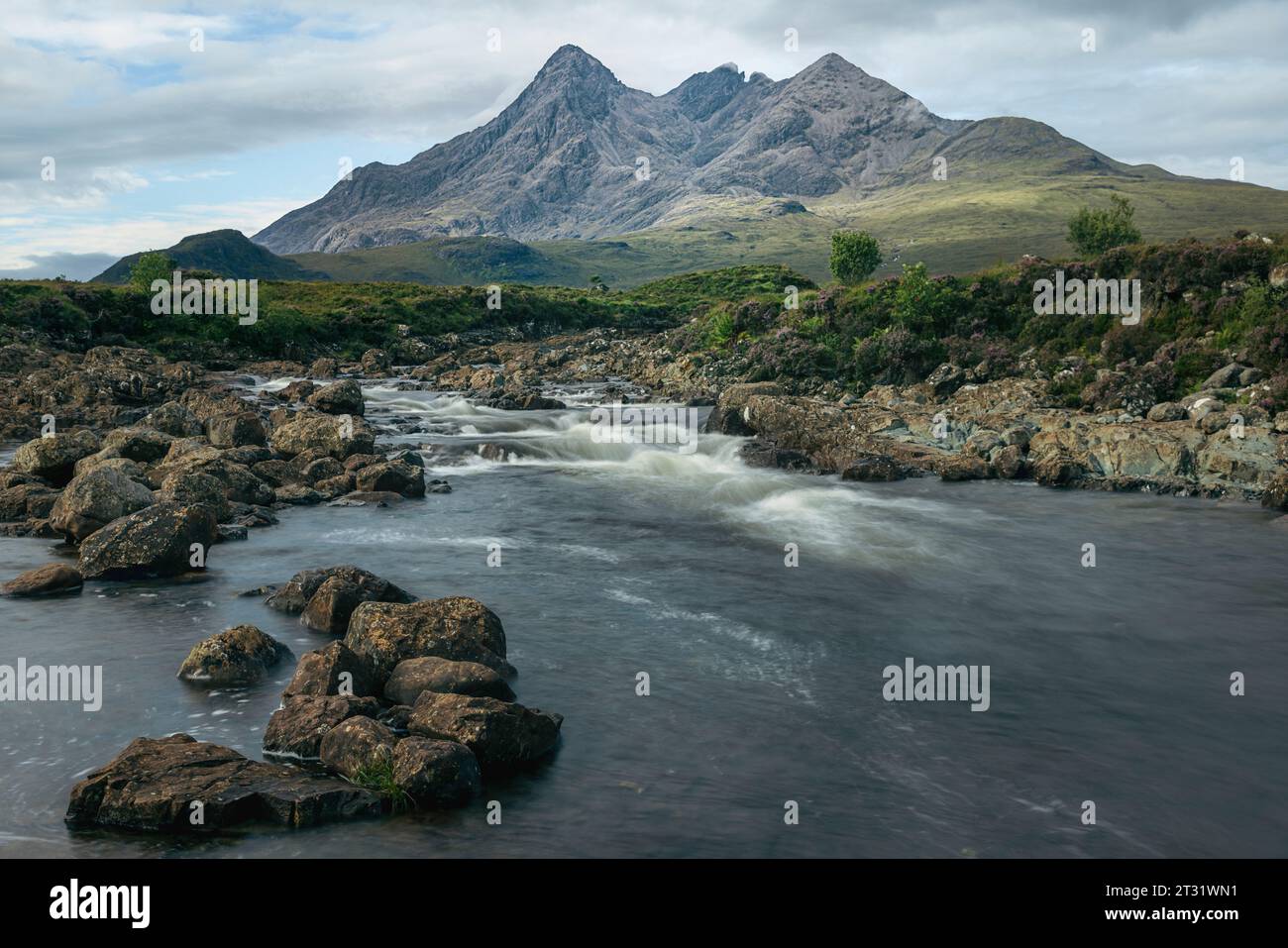 Sligachan Waterfalls are a series of waterfalls on the River Sligachan ...