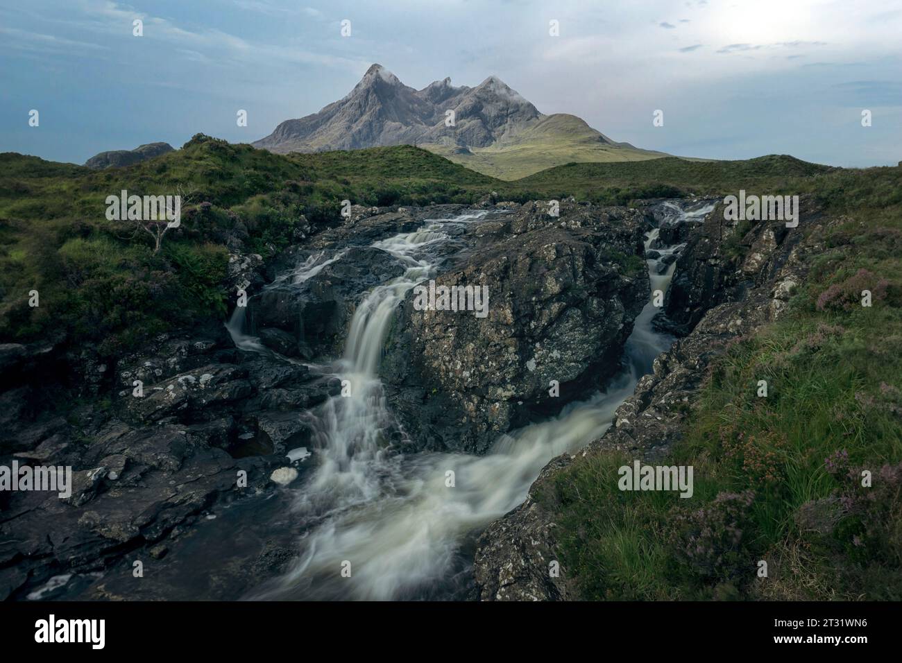 Sligachan Waterfalls are a series of waterfalls on the River Sligachan ...
