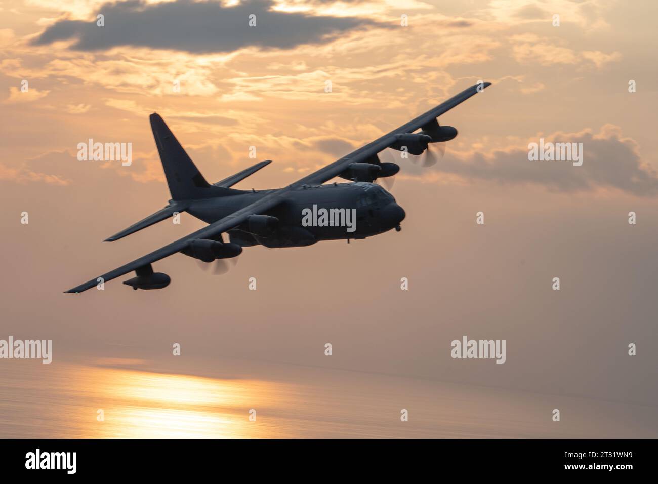 An MC-130J Commando II conducted a flyover near Hurlburt Field, Florida ...