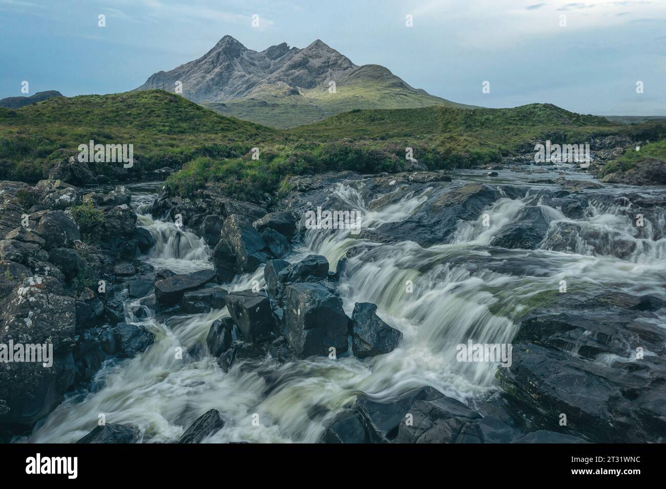 Sligachan Waterfalls are a series of waterfalls on the River Sligachan ...