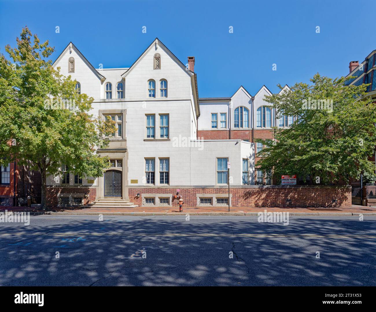 Downtown Trenton: Roebling Mansion, a three-story brick and stucco home ...