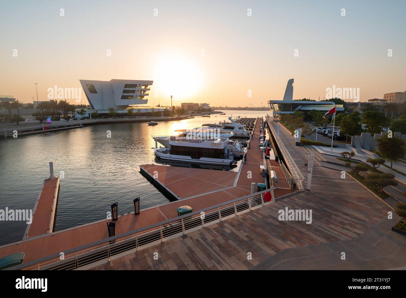 Abu Dhabi, United Arab Emirates - October 7, 2023: Al Qana, a ...