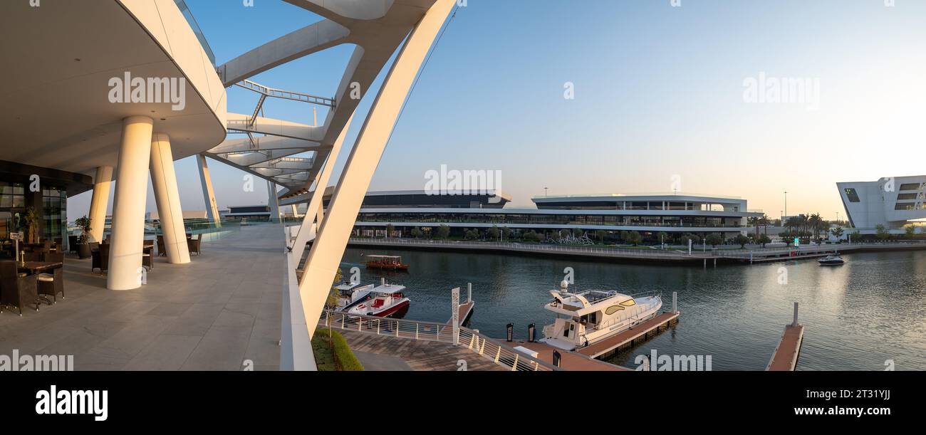 Abu Dhabi, United Arab Emirates - October 7, 2023: Panoramic view of Al ...