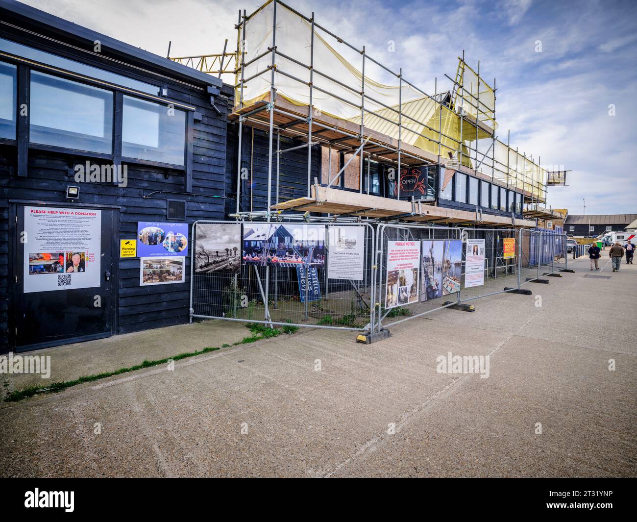 Editorial Use Only -The remains of the fish market, Crab and Winkle ...