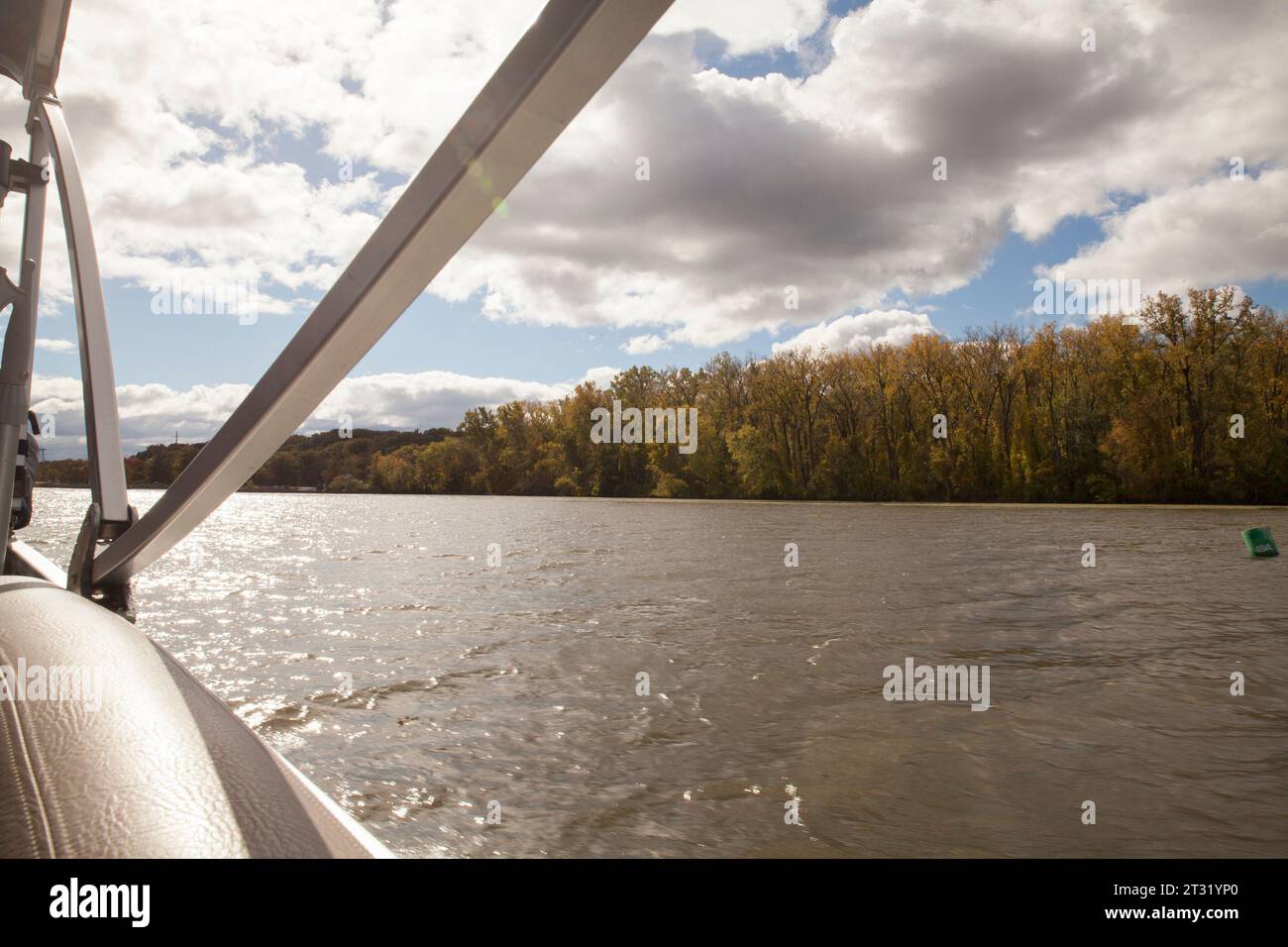 View along the Mohawk River, part of the Erie Canal system Stock Photo ...