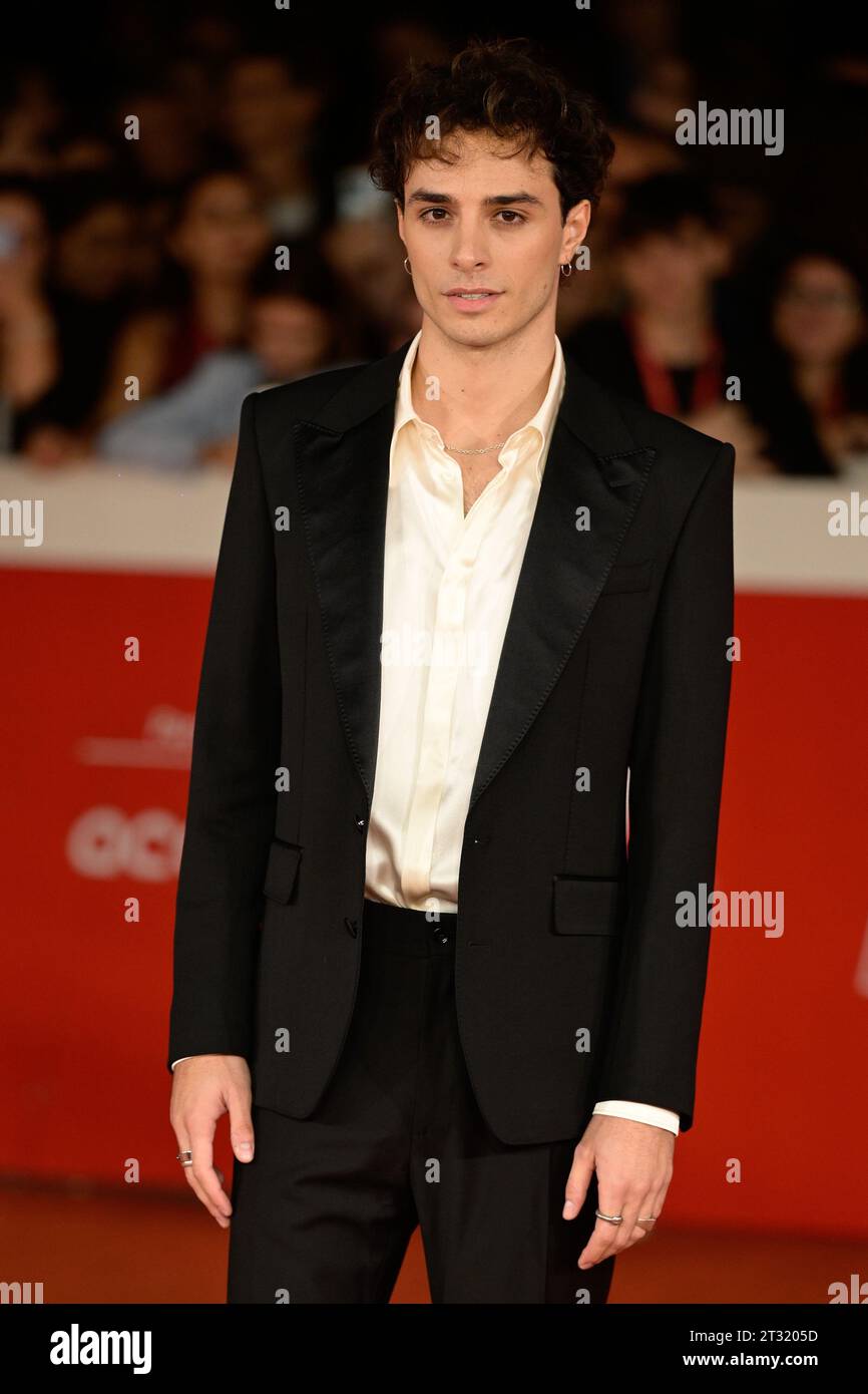 Rome, Italy. 22nd Oct, 2023. Damiano Gavino attends the red carpet of ...