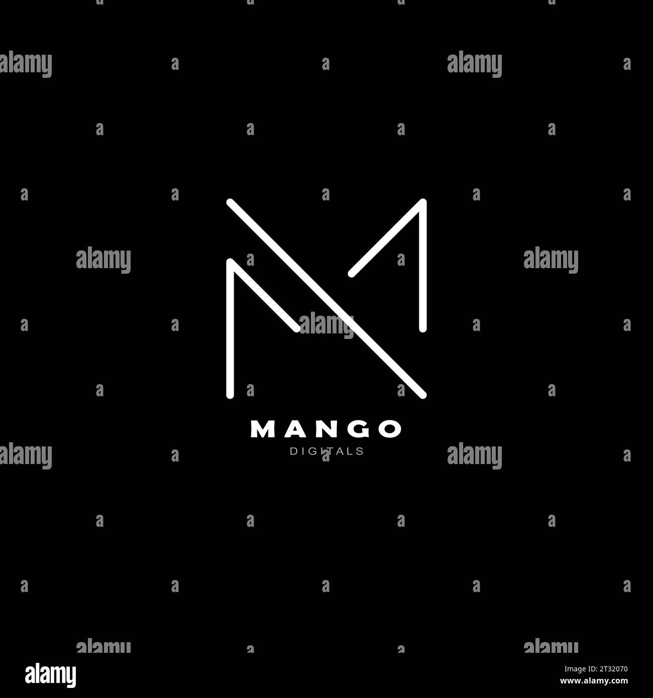 M letter design Black and White Stock Photos & Images - Alamy