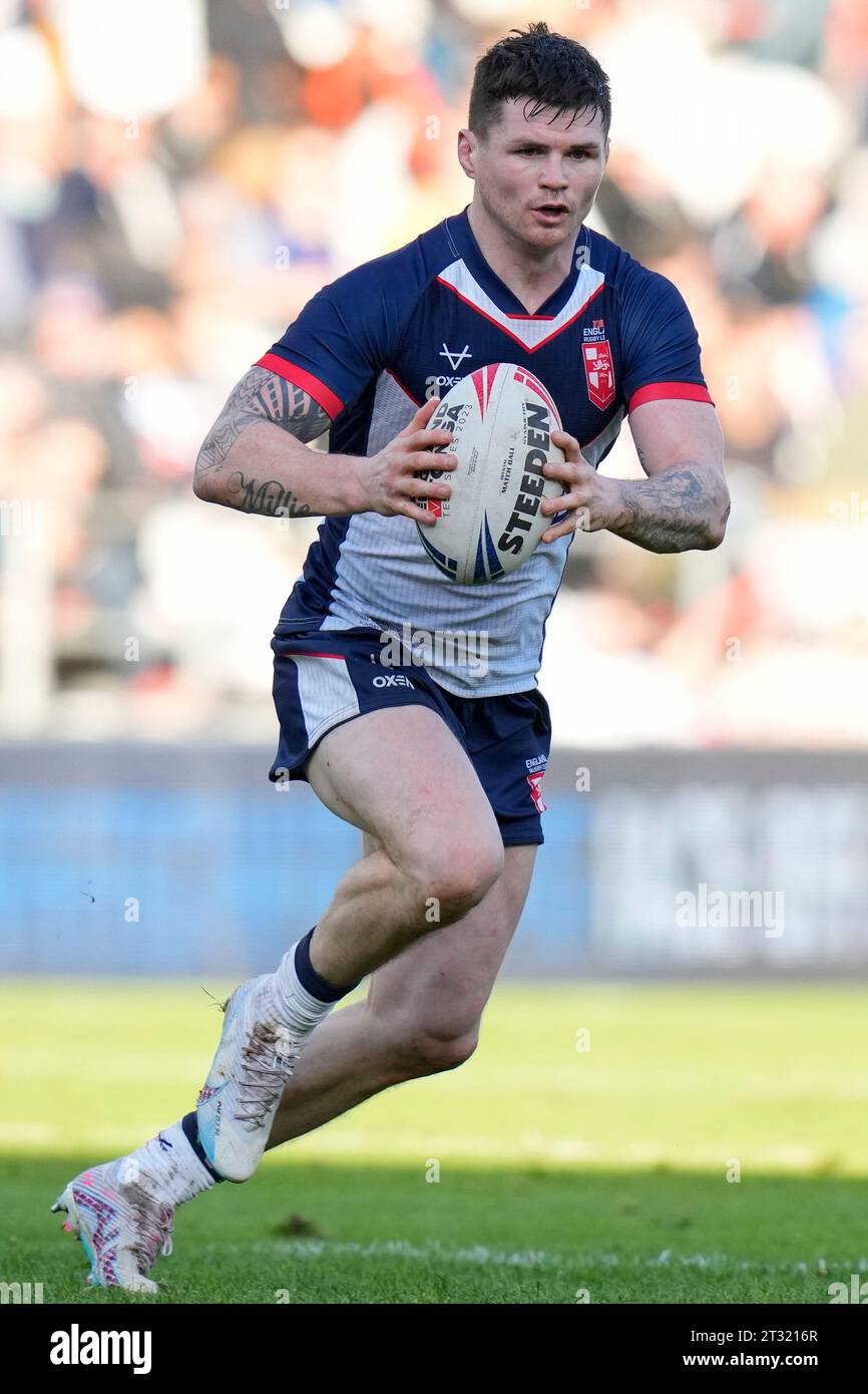 John Bateman #11 of England during the Rugby League International match ...