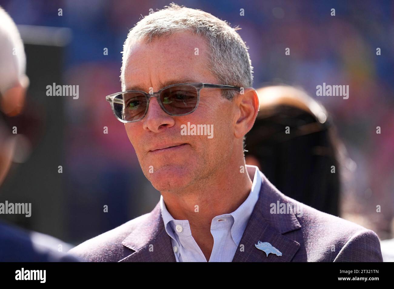 Denver Broncos owner and chief executive officer Greg Penner before an ...
