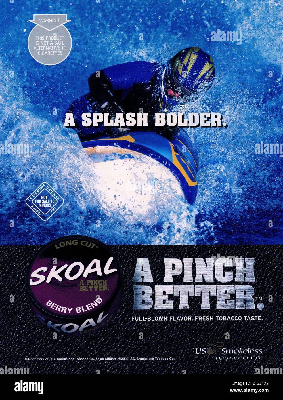 Vintage "Time" magazine 24 February 2003 Issue Advert, USA Stock Photo ...