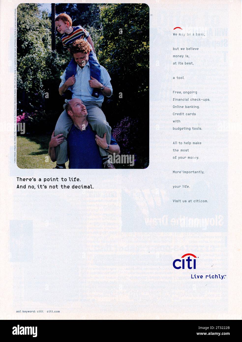 Vintage "Time" magazine 24 February 2003 Issue Advert, USA Stock Photo ...