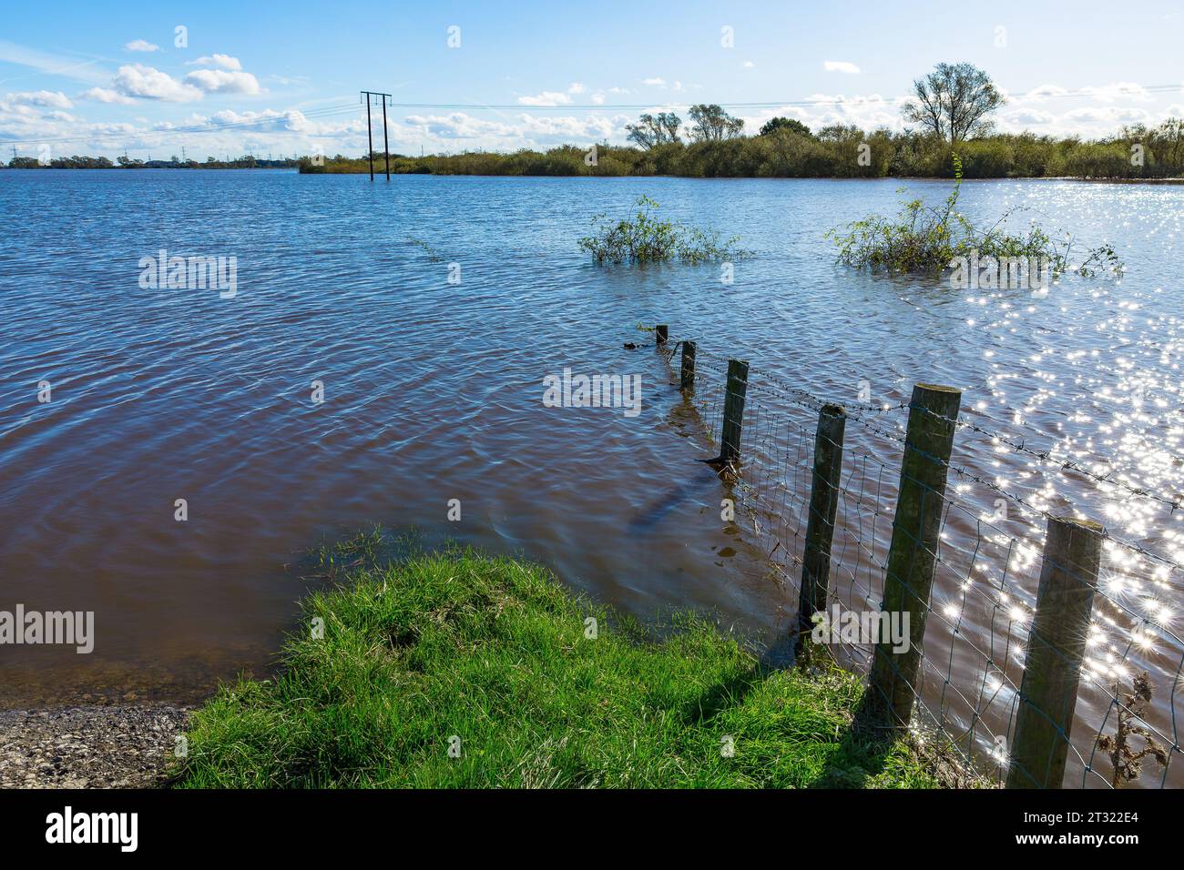 Storm Babet brings extreme flooding from the River Aire to agricultural ...