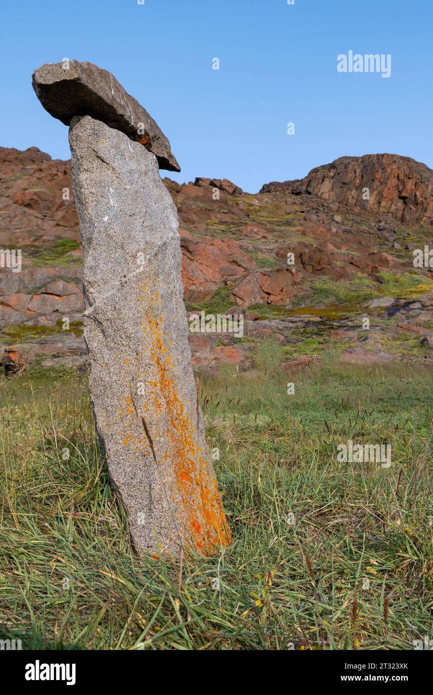 Greenland, Baffin Bay, Avannaata municipality. Archeological Thule ...