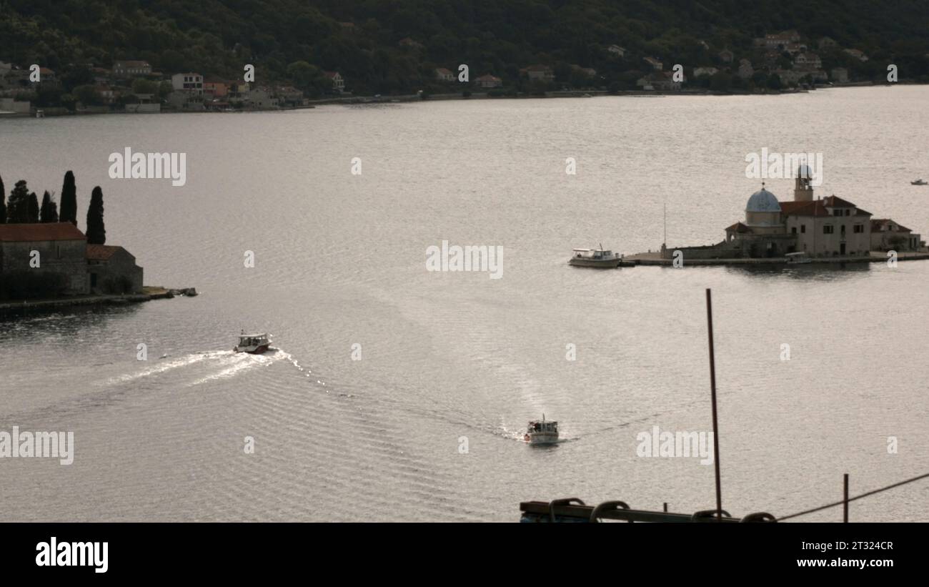 Beautiful islands taken from a bird's-eye view. Creative. The blue sea ...