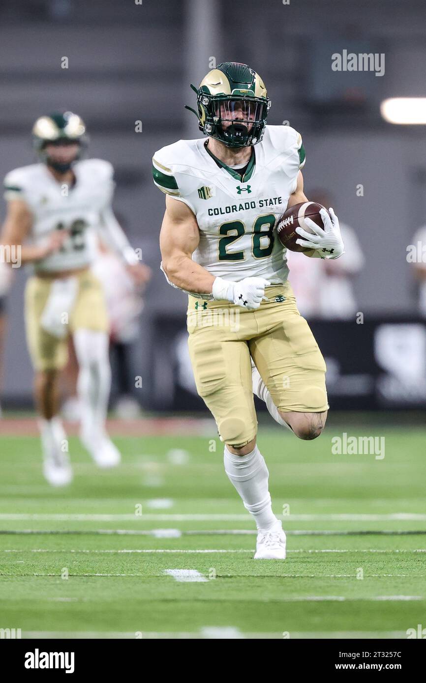 October 21, 2023: Colorado State Rams running back Vann Schield (28 ...