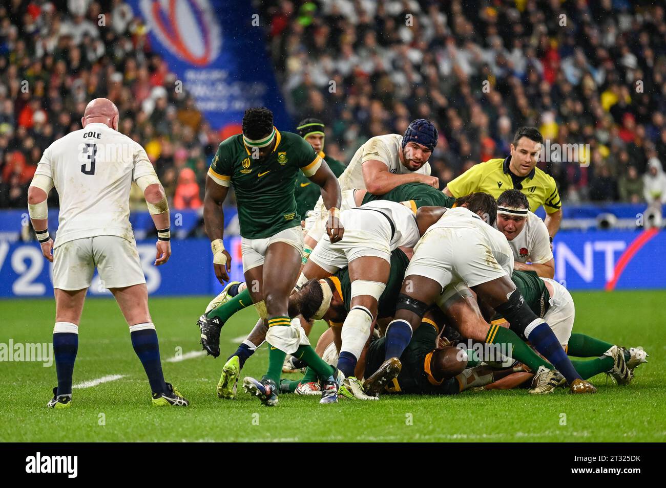 Saint Denis, France. 21st Oct, 2023. Julien Mattia/Le Pictorium ...