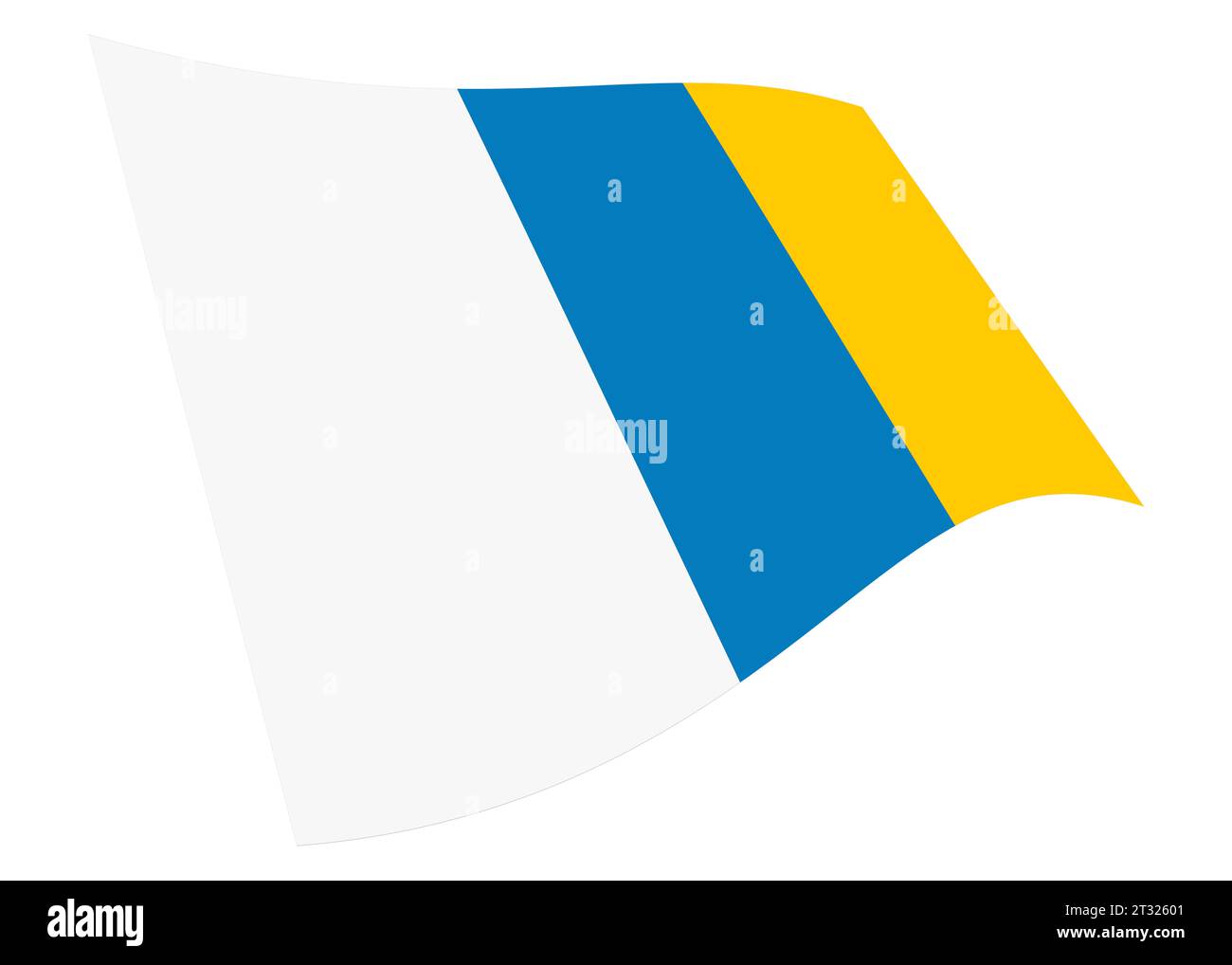 Canary Islands waving flag graphic with clipping path Stock Photo - Alamy Canary Islands waving flag graphic with clipping path Stock Photo - Alamy